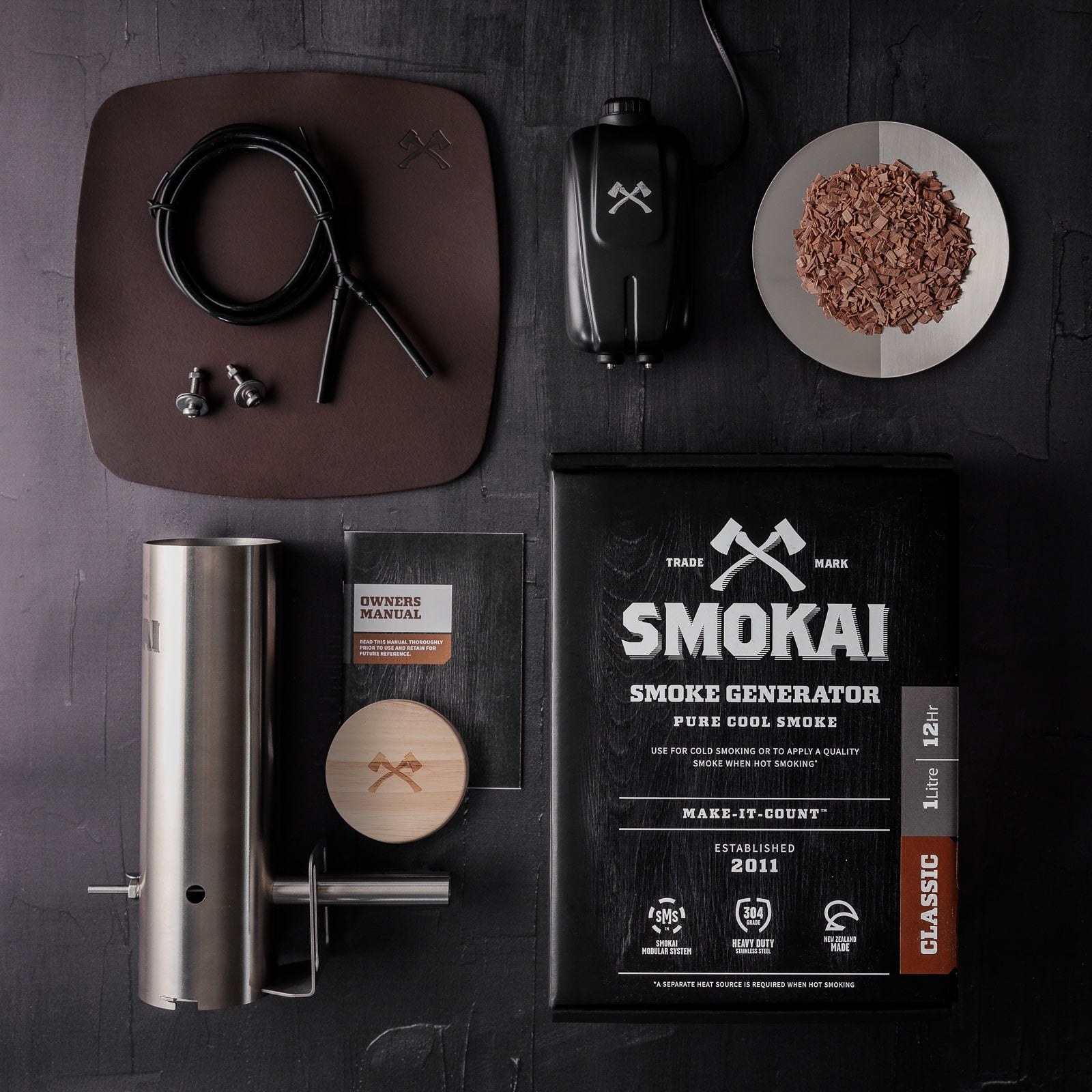 Bbq smoke Generators - Smoke Generator - Woodchip & Pellet Smoker -Smokai