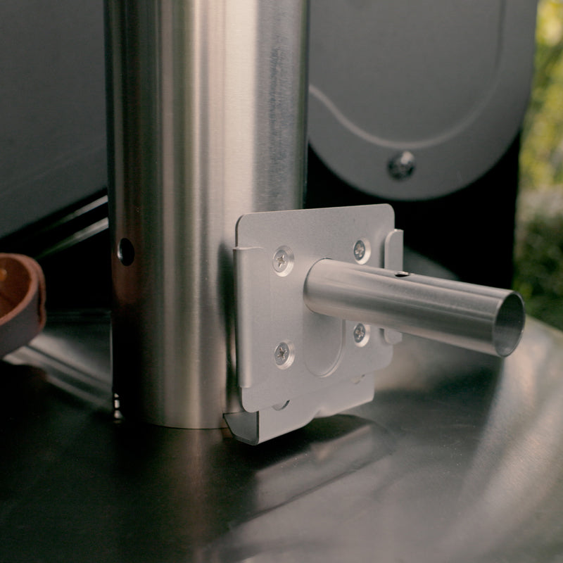 Quick Mount Smoker Attachment Weber Hooded BBQ and Grills Smokai